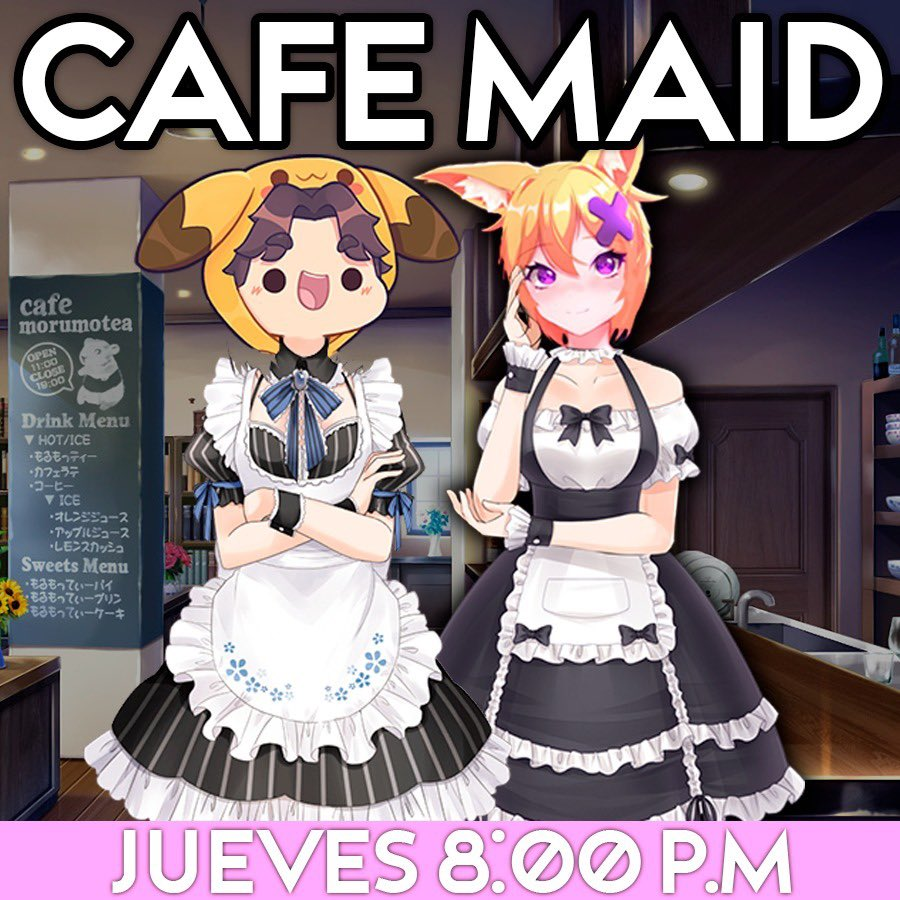 Astre1_Chu⚡ on Twitter: "RT @Soaringchuu: EN STREAM 🔴 RT & TE SALUDO 🔁 VTUBER MAID POR 1 DIA ...