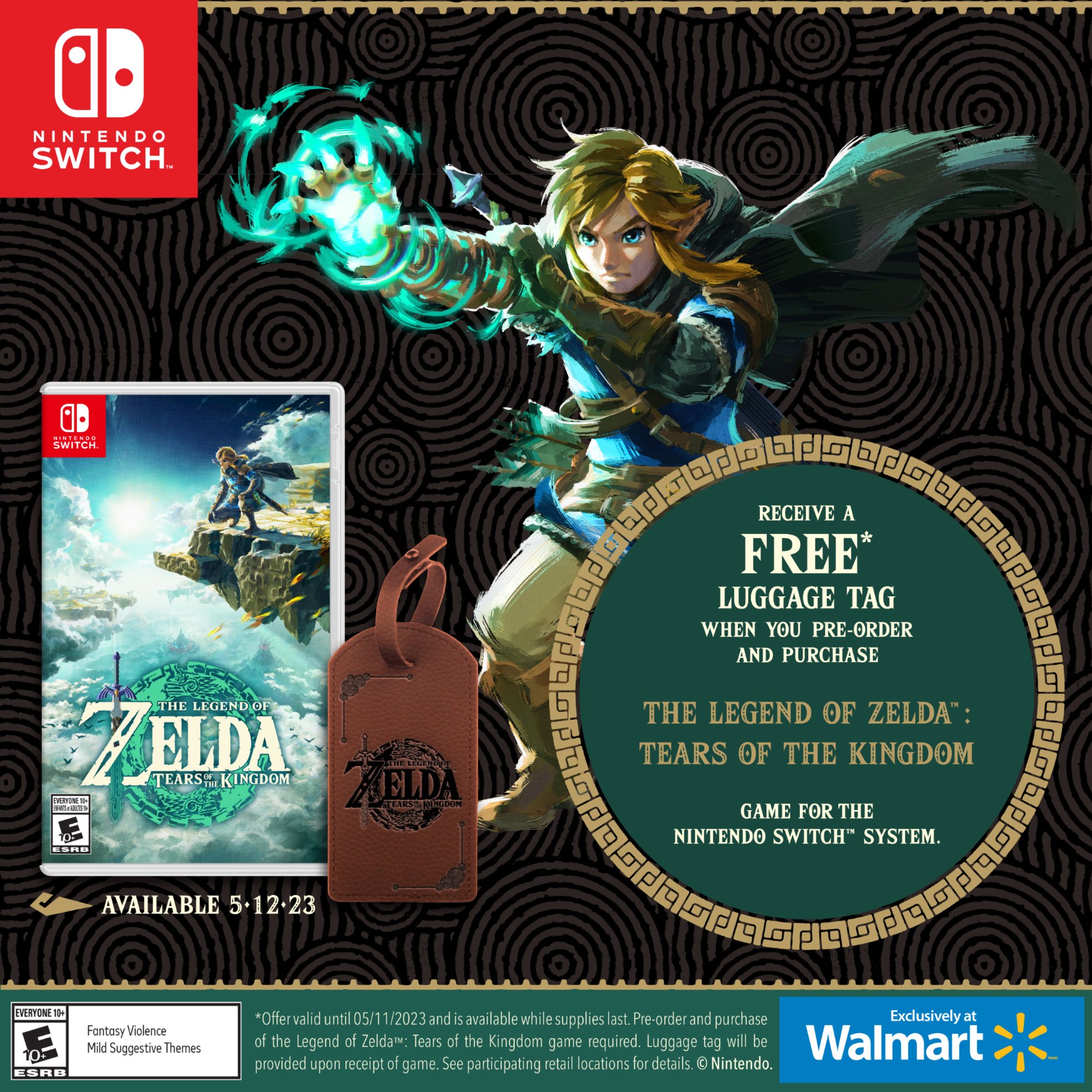 Lbabinz on X Pre order The Legend of Zelda Tears of the Kingdom at Walmart and get a Luggage Tag https t DV6xJQWDLh ad https t 4wRHfL3rjp X