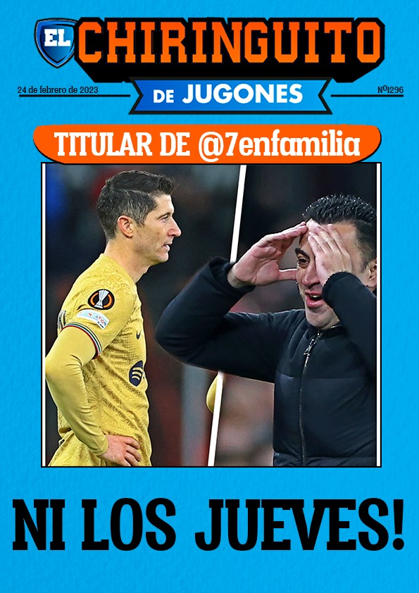 El Chiringuito TV on Twitter: "💥 NI LOS JUEVES! 💥 🗞️ El titular de @7enfamilia , en la portada ...