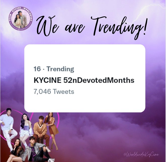 Team KyCine Worldwide Official 💜 on Twitter: "Wow! seven thousand tweets unlocked fam the best ...