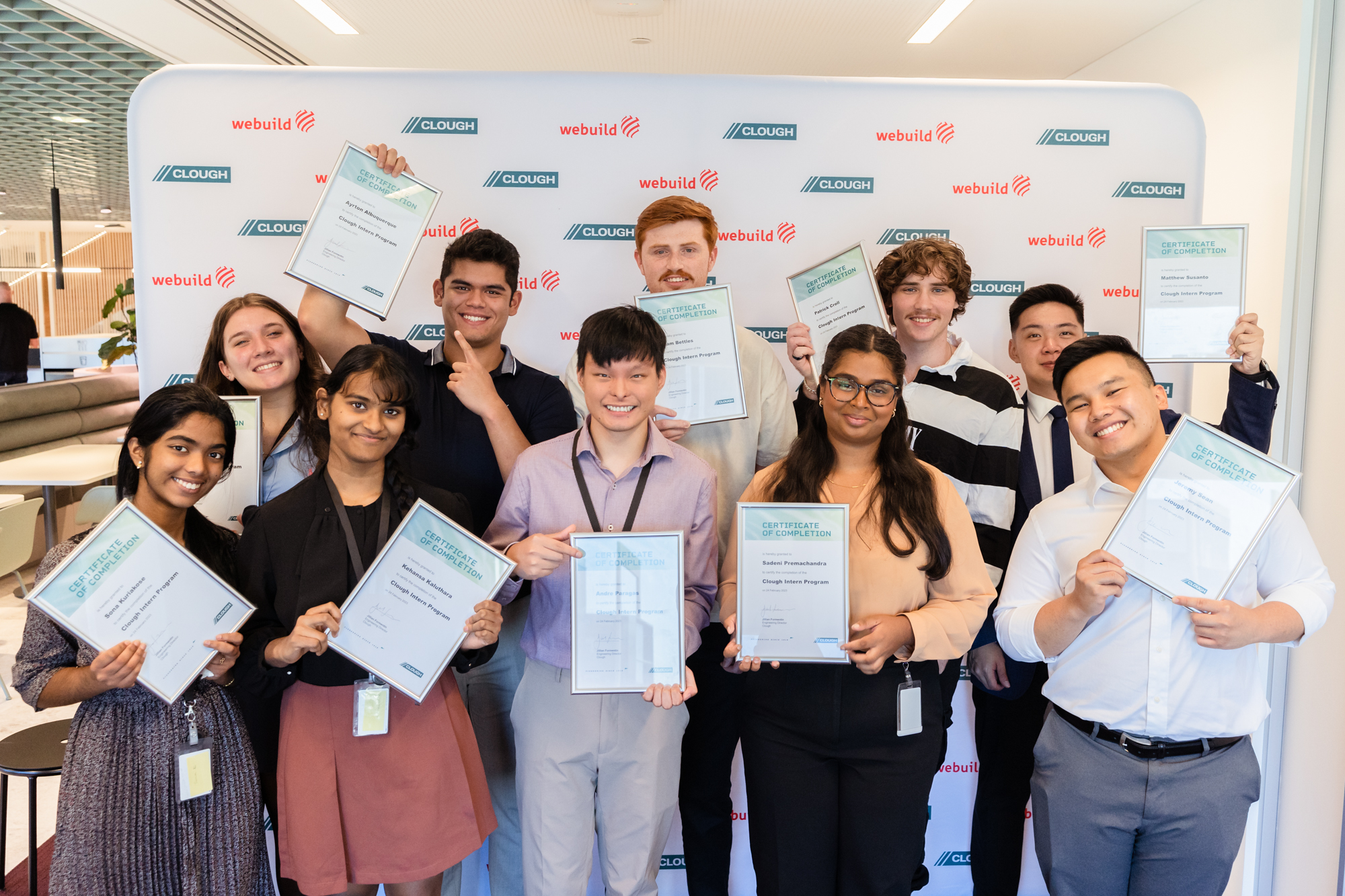 Clough Group on Twitter: "And that concludes our 2022/23 Internship Program! This talented group ...