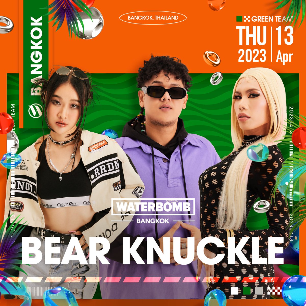 Waterbomb_Bangkok on Twitter: " BEAR KNUCKLE [🟢GREEN TEAM] ตัวจี๊ด BEAR KNUCKLE เตรียมพาทุกคนมา ...