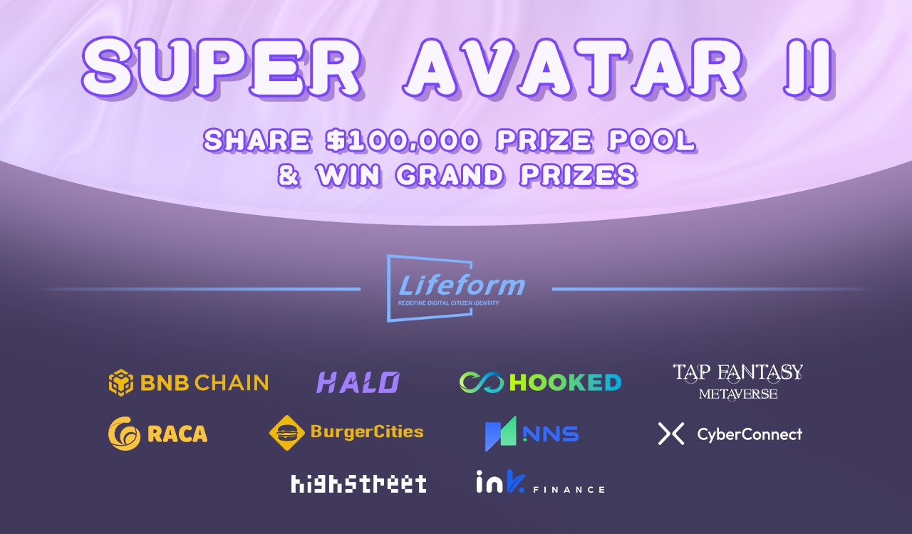 Lifeform on Twitter: "Excited to have 10 partners kicking off this BIG event #SUPERAVATAR w/ us ...