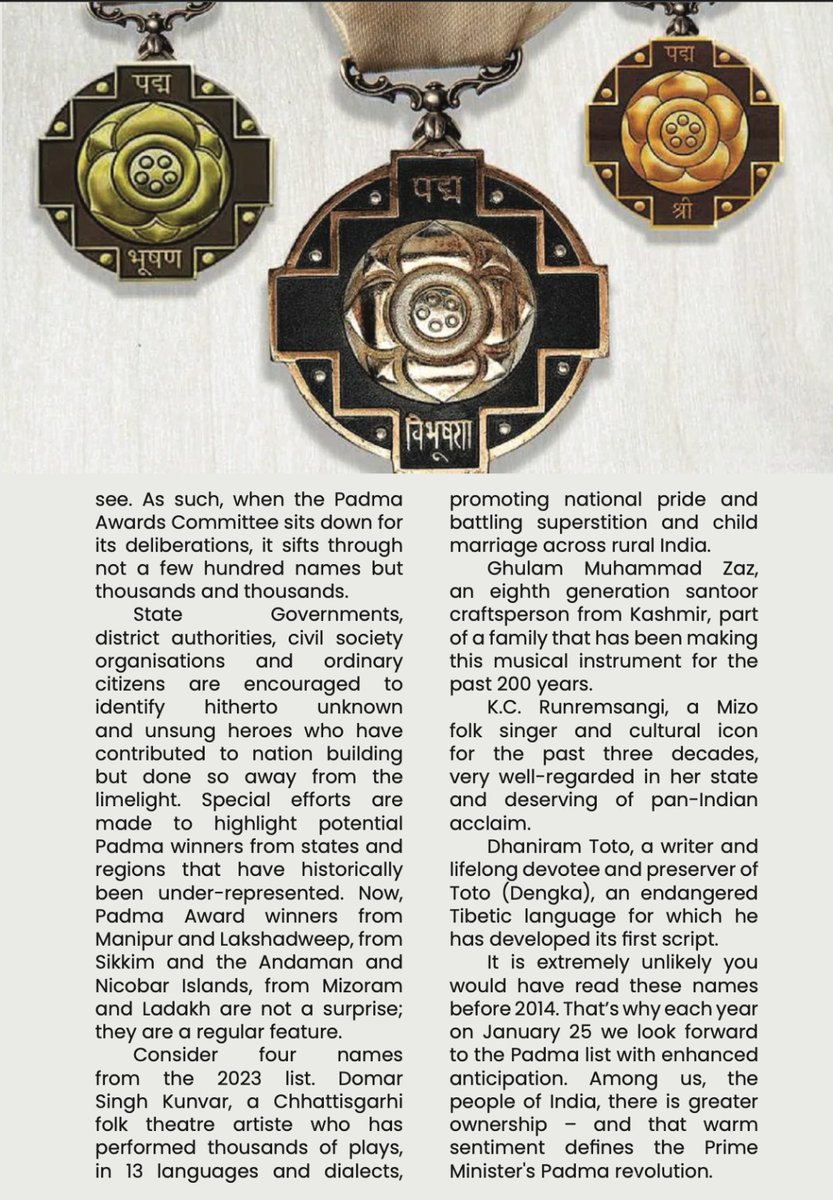 The ‘People’s Padma’ is celebration of grassroots achievements and a ...