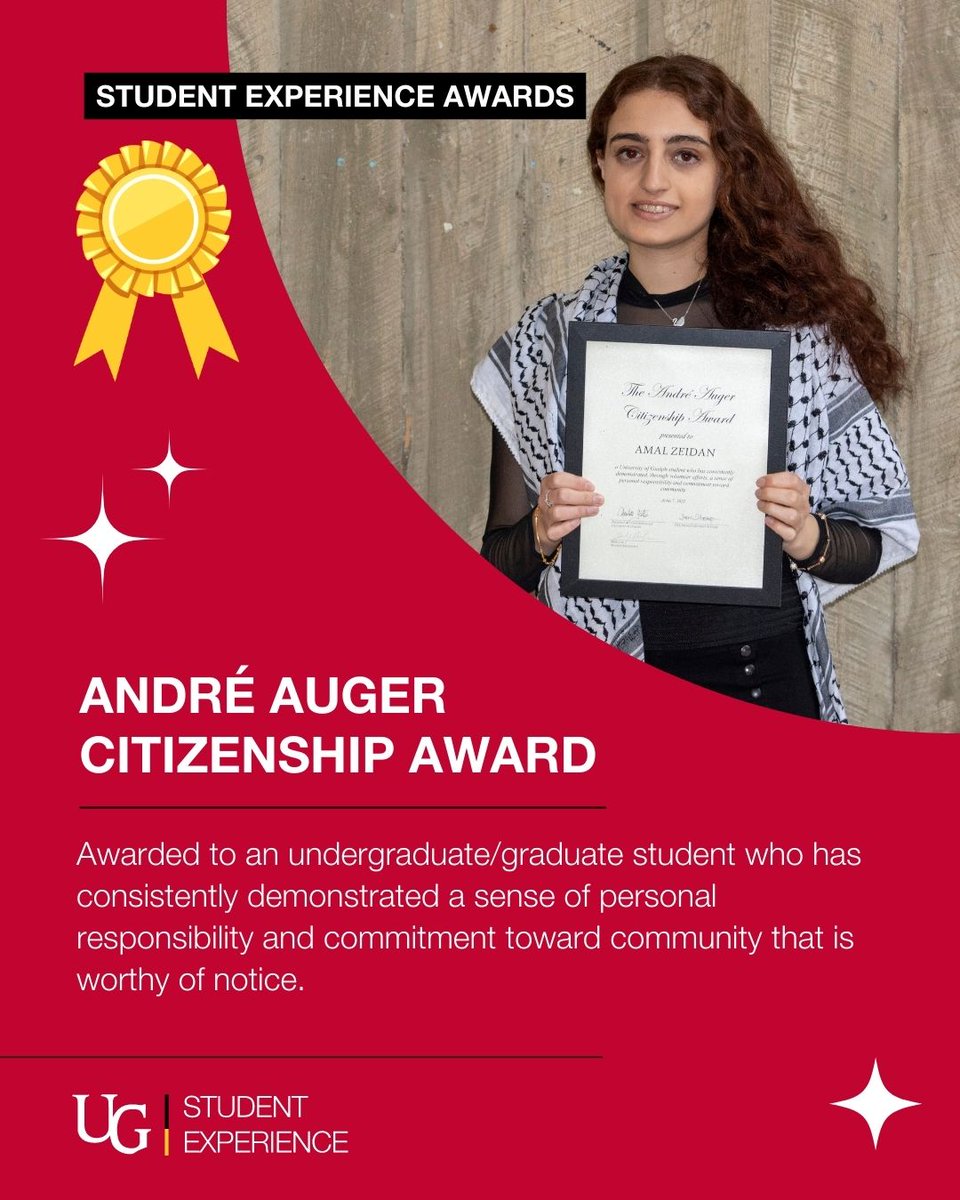 UofGStudentExperience on Twitter: "Nominations are OPEN! The André Auger Citizenship Award is ...
