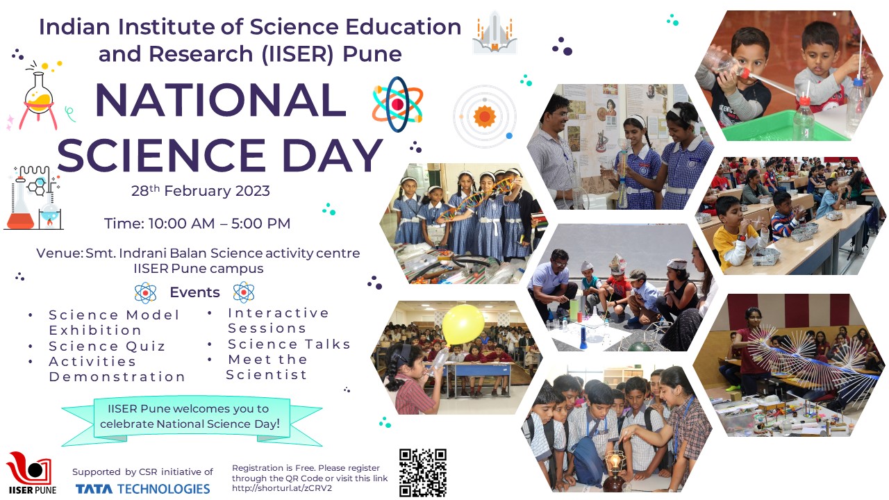 IISER Pune on Twitter: "We welcome all to the 2023 #NationalScienceDay at #IISERPune! Tuesday ...
