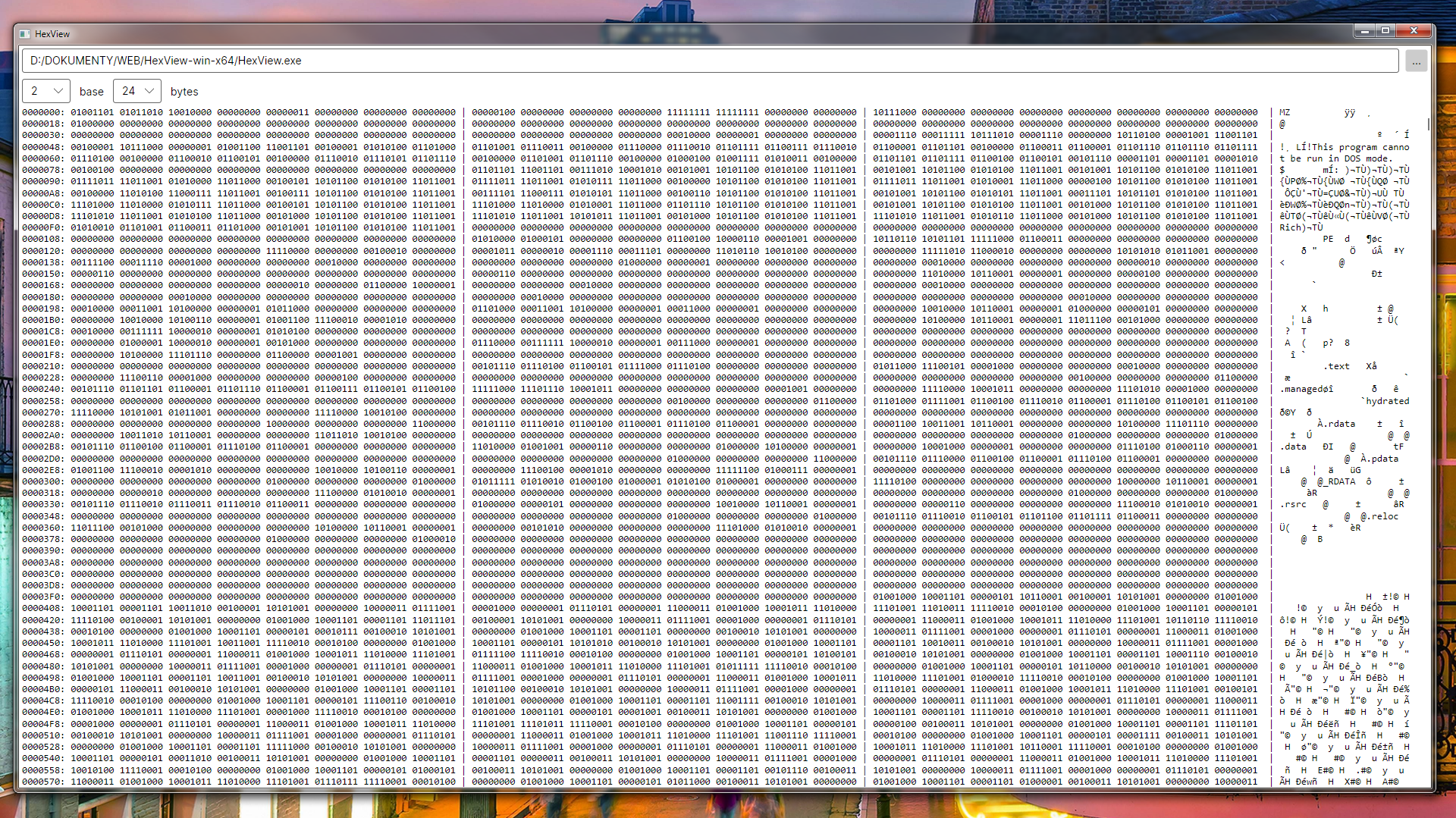 Wiesław Šoltés on Twitter: "HexView an @AvaloniaUI app running on Windows 7 using #NativeAOT # ...