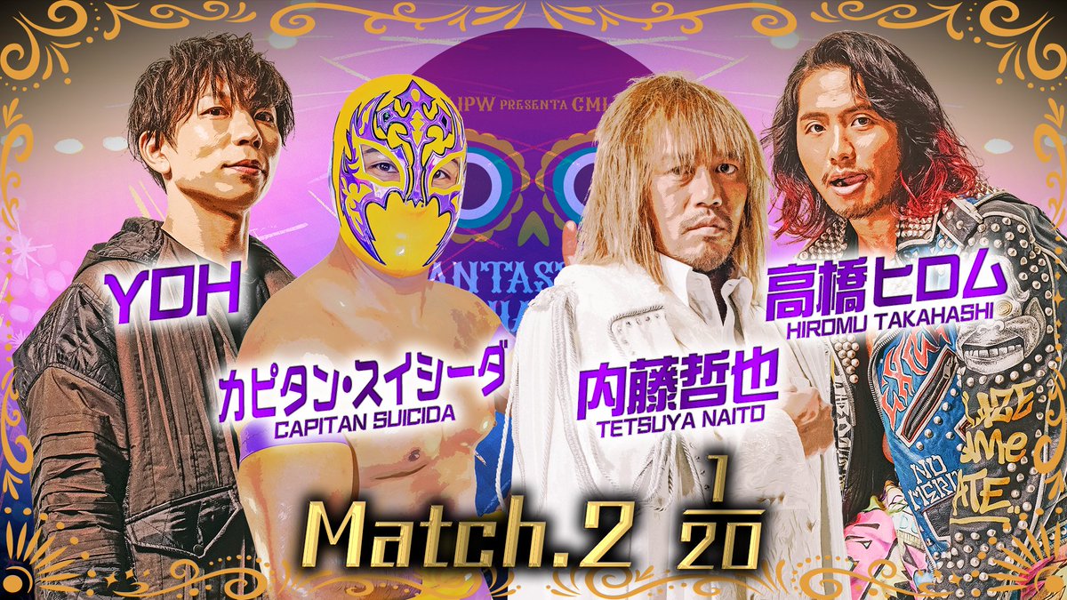 NJPW Global on Twitter: "Tetsuya Naito and Hiromu Takahashi in tag team action next! Can YOH ...