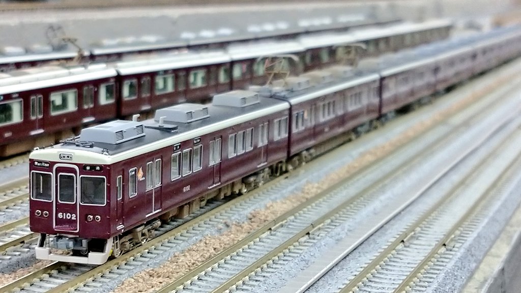 シュウ on Twitter: "GREENMAX 能勢電鉄 6000系 6002編成 完成🎉 6001Fのセットから製作しました。のせでんマークが特徴となった今の6002Fを再現。 C# ...