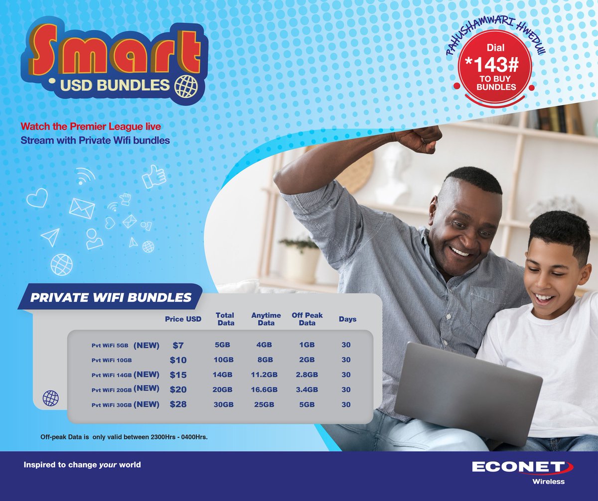 💲Zimpricecheck🇿🇼 on Twitter: "Econet has raised the price of it's Smart USD data bundles in a ...