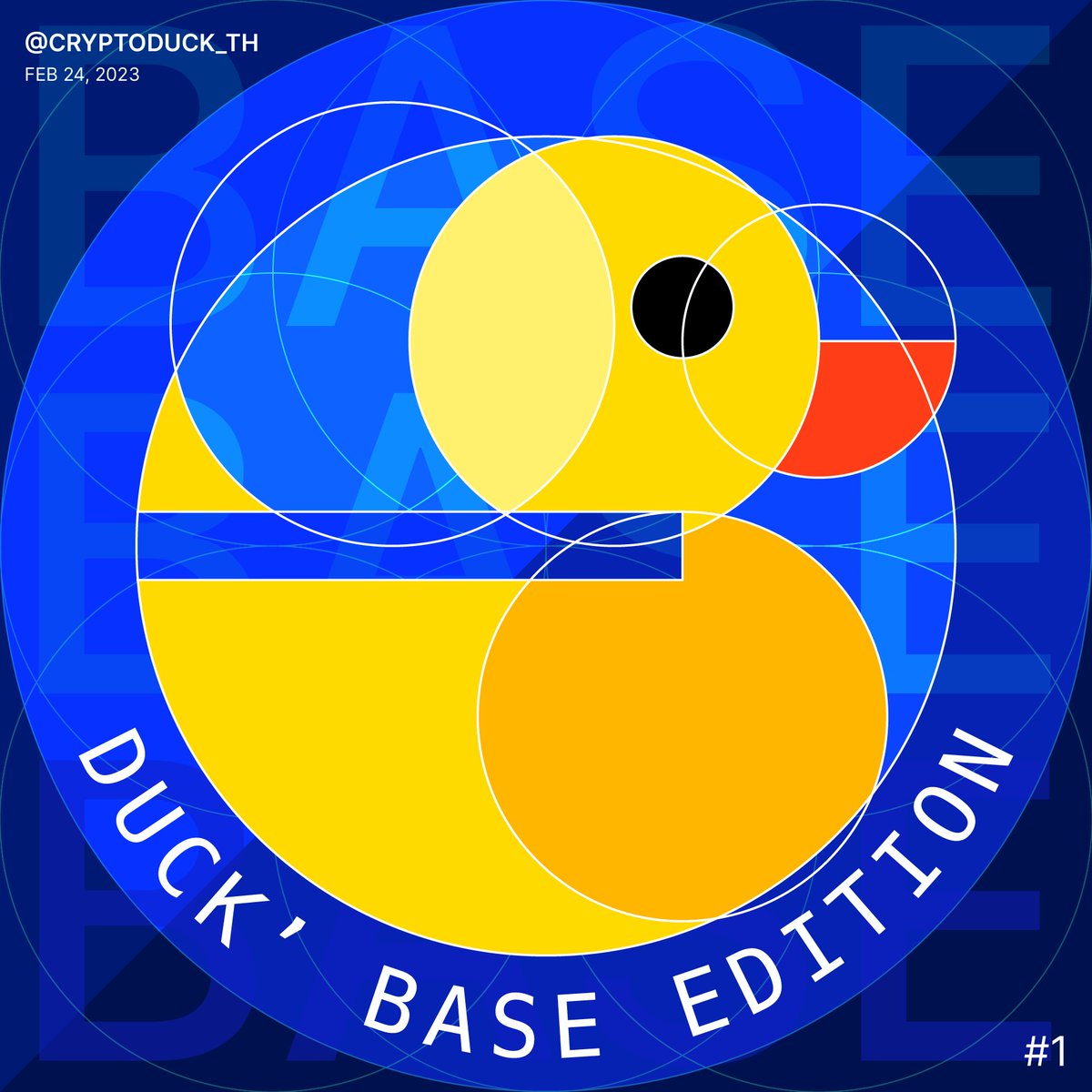 CryptoDuck 🔴 on Twitter: "Duck - Base Edition 🐣🔵 Supply: 8888 / Base Network สร้างขึ้นเพื่อร่วม ...