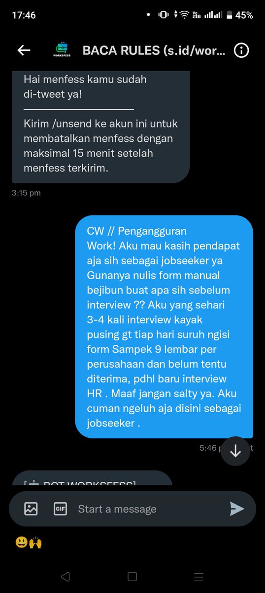BACA RULES (s.id/worksfess) on Twitter: "Work! Pendapat kalian dong ,aku di fase capek banget ...