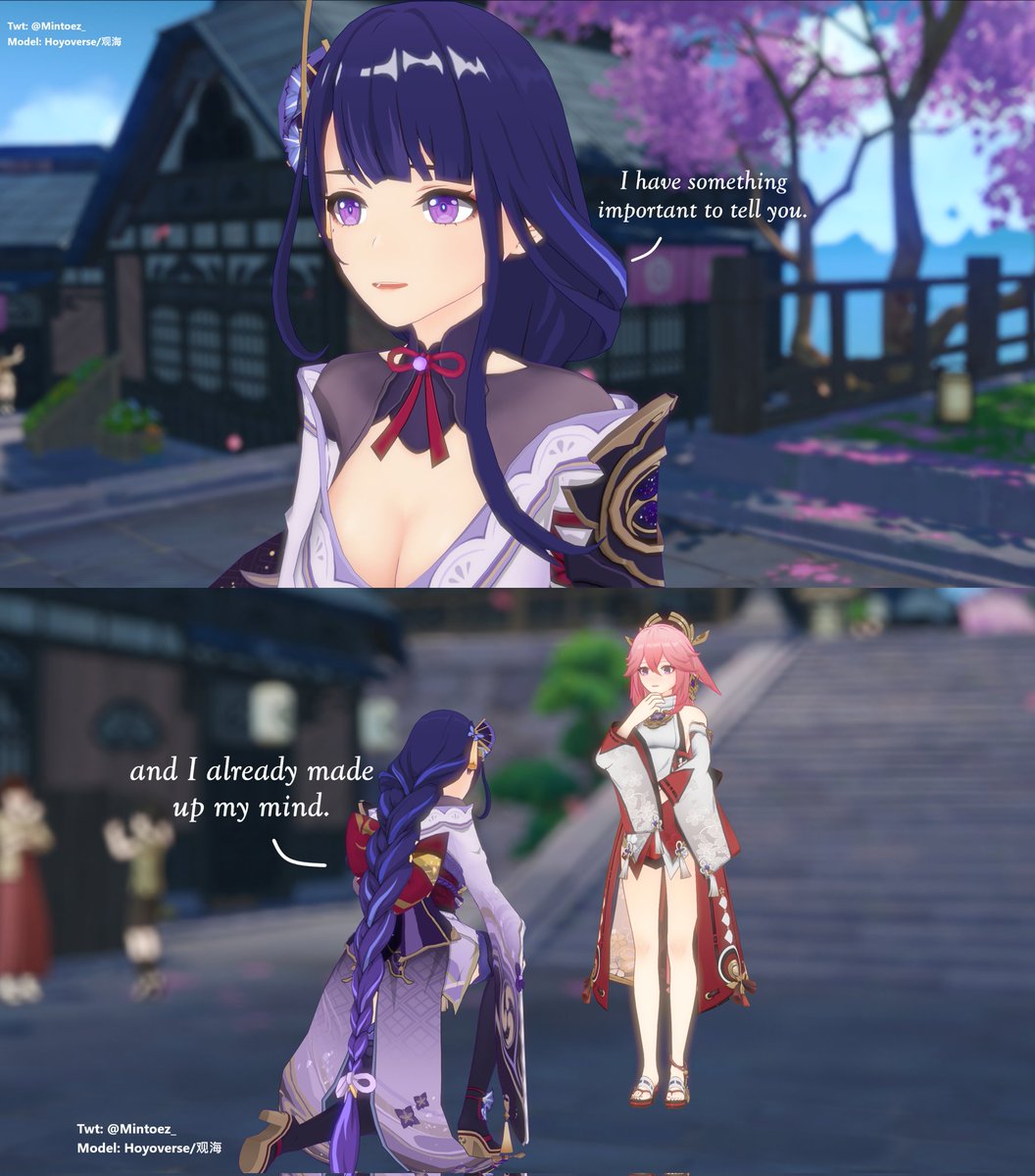 Minto on Twitter: "🍡🧅🌸💍 (1/2) #原神 #eimiko"