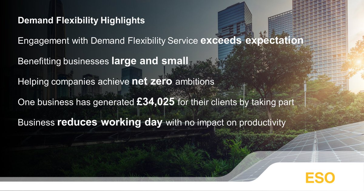National Grid ESO on Twitter: "We’ve been talking to businesses taking part in our Demand ...