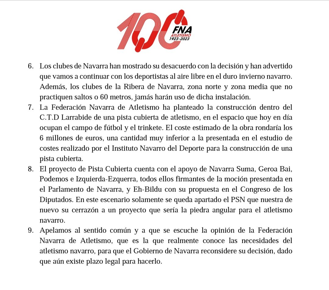 Federación Atletismo Navarra on Twitter: Federación Atletismo Navarra on Twitter: