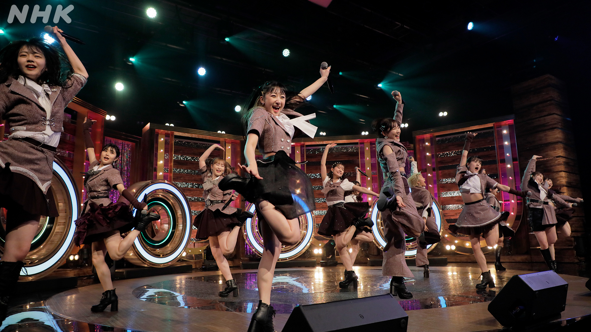 Uta-Tube on Twitter: "つばきファクトリー Part2 #NHKプラス で見逃し配信中です #つばきファクトリー 「わくわく」でキャスター体験 🎤 お手本の浅田アナに ...