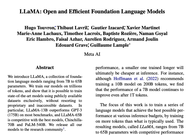 Daniel D. Gutierrez on Twitter: "RT @omarsar0: JUST IN: Meta AI introduces LLaMA, a 65B ...