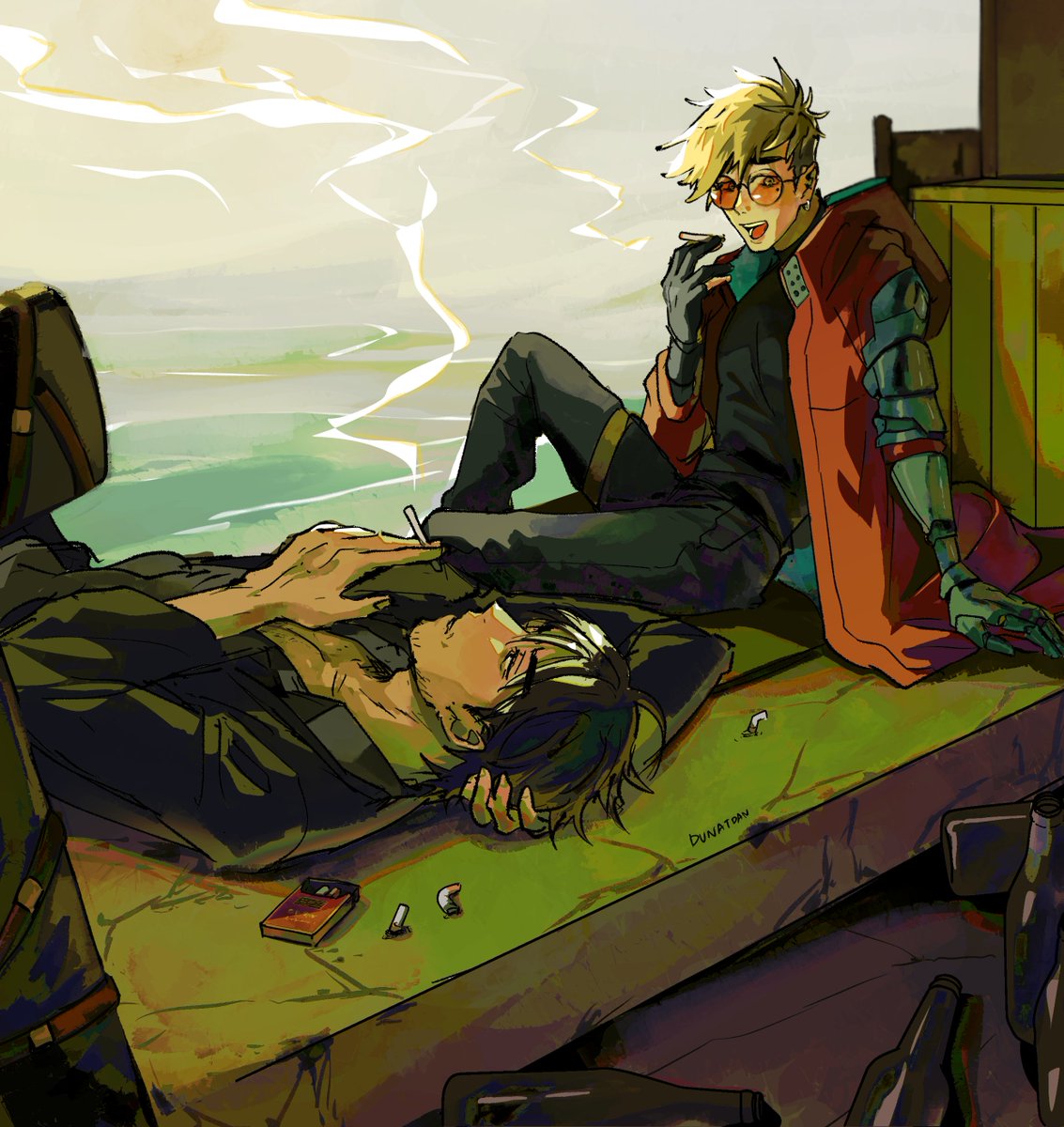 「Sail #vashwood #WV #TRIGUNSTAMPEDE 」|- ̗̀DAN. ̖́-のイラスト