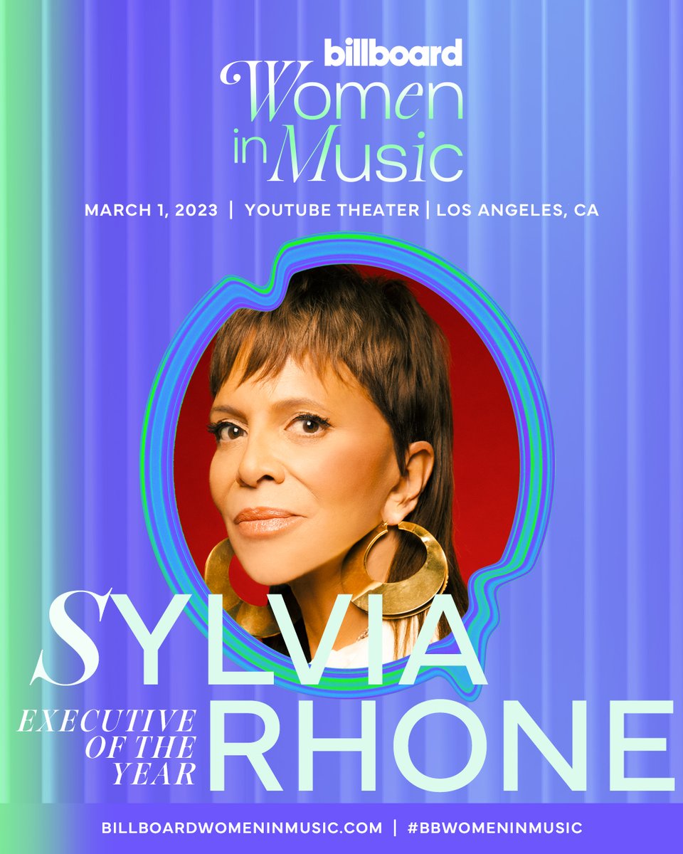 Sylvia Rhone, chair/CEO of @Epic_Records, is #BBWomenInMusic's ...