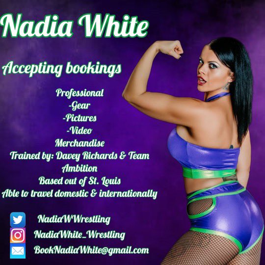Custom Combat Creations on Twitter: "RT @NadiaWWrestling: Ready, Willing, and HUNGRY! Contact me ...