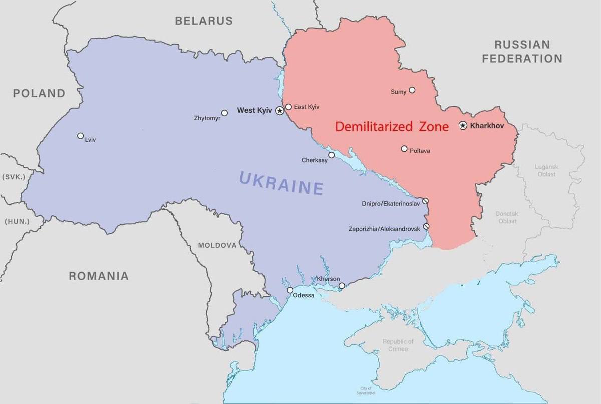 George A. Hamalian on Twitter: "A plan for a demilitarized zone between Russia and Ukraine ...