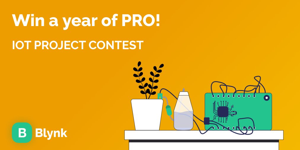 Blynk On Twitter 🚀 Create Iotproject On Blynk And Win One Year Of 6939