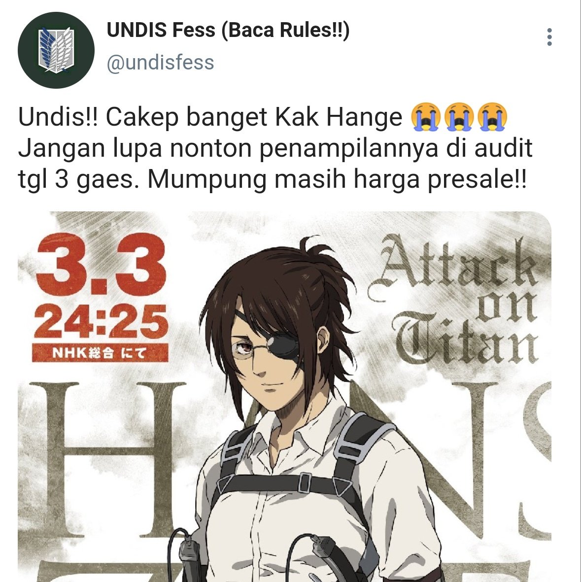 tama🥚 on Twitter: "Last Stage —#levihan few tweets fanfic, college AU About Hange who let go of ...