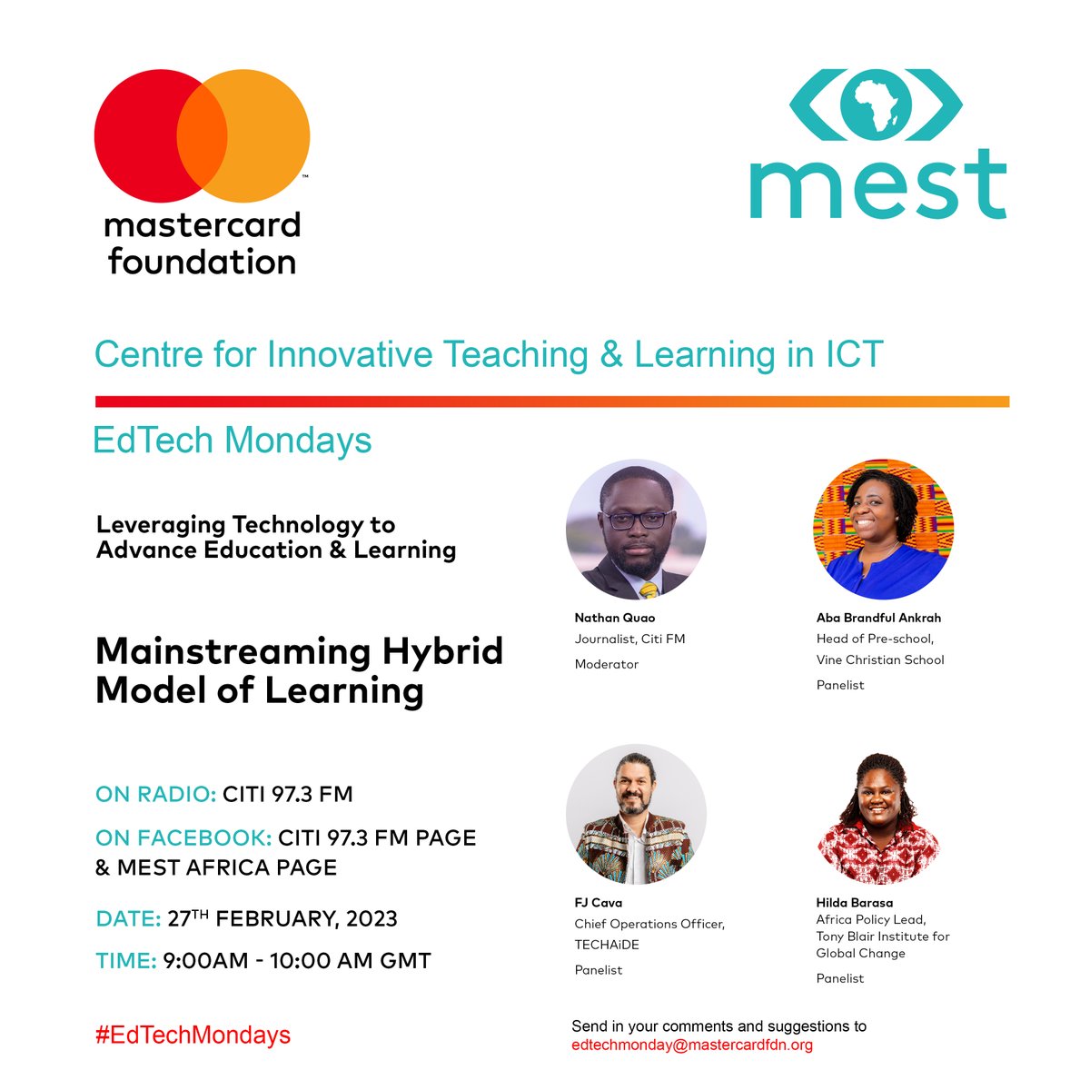 Pulse Ghana on Twitter: "EdTech Monday is back on @Citi973. Join Nathan Quao and the expert ...