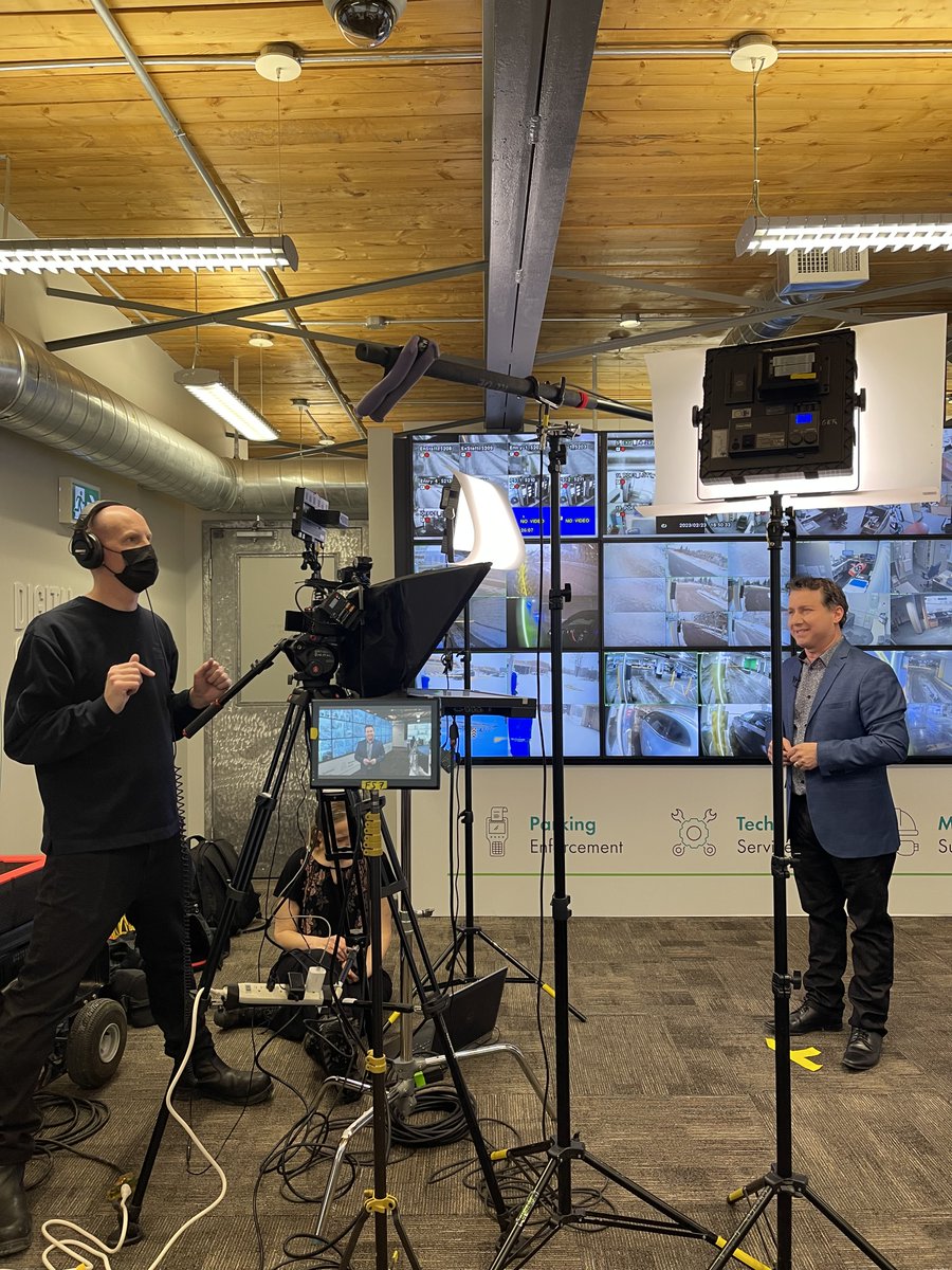 Super fun video shoot with @precisepark, a future-looking #parking ...