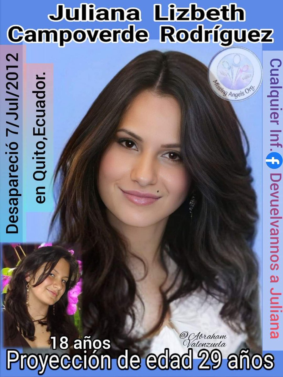 Conmicorazonenyambo on Twitter: "RT @Elizabe34021273: Juliana Campoverde fue desaparecida por el ...