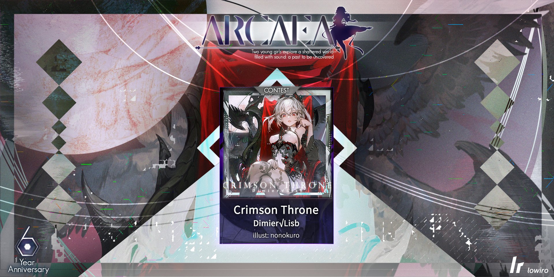 Arcaea on Twitter: "For a night dyed both red and black- Smiling, slay the Sun as a pair of ...