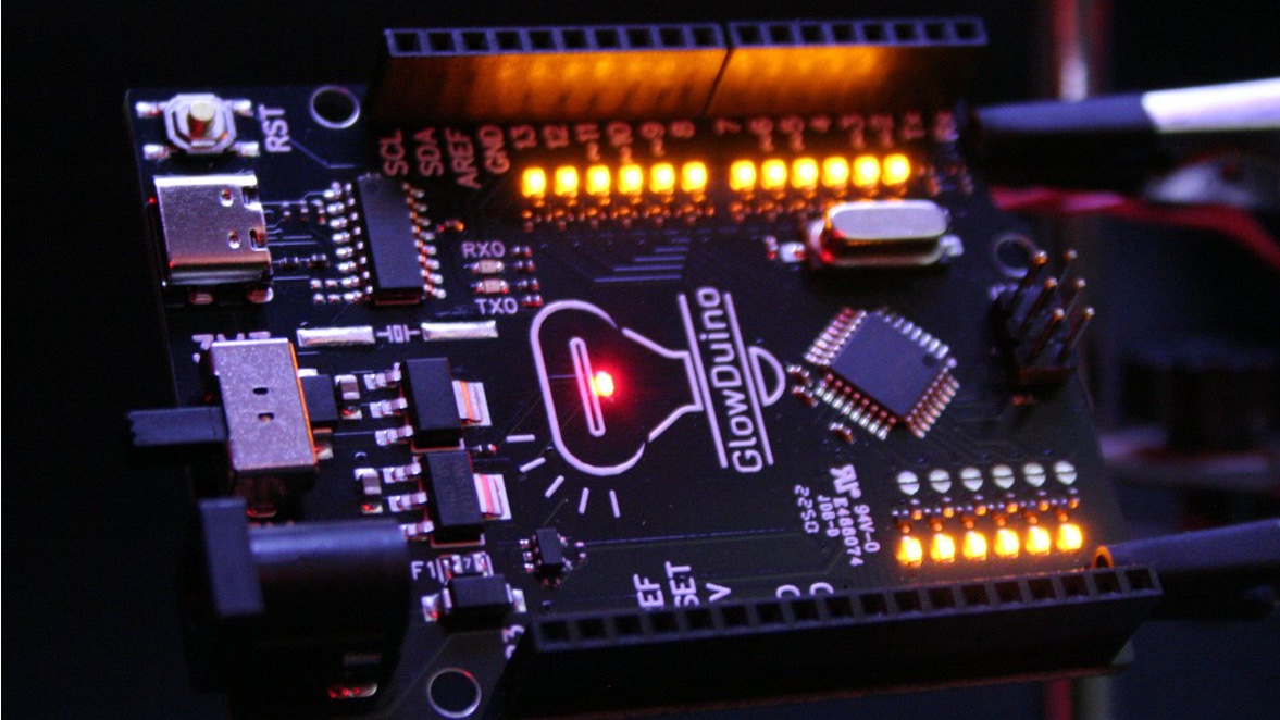 Microchip Makes On Twitter The Glowduino Uno Is An Atmega328pb Based Arduino Compatible Board