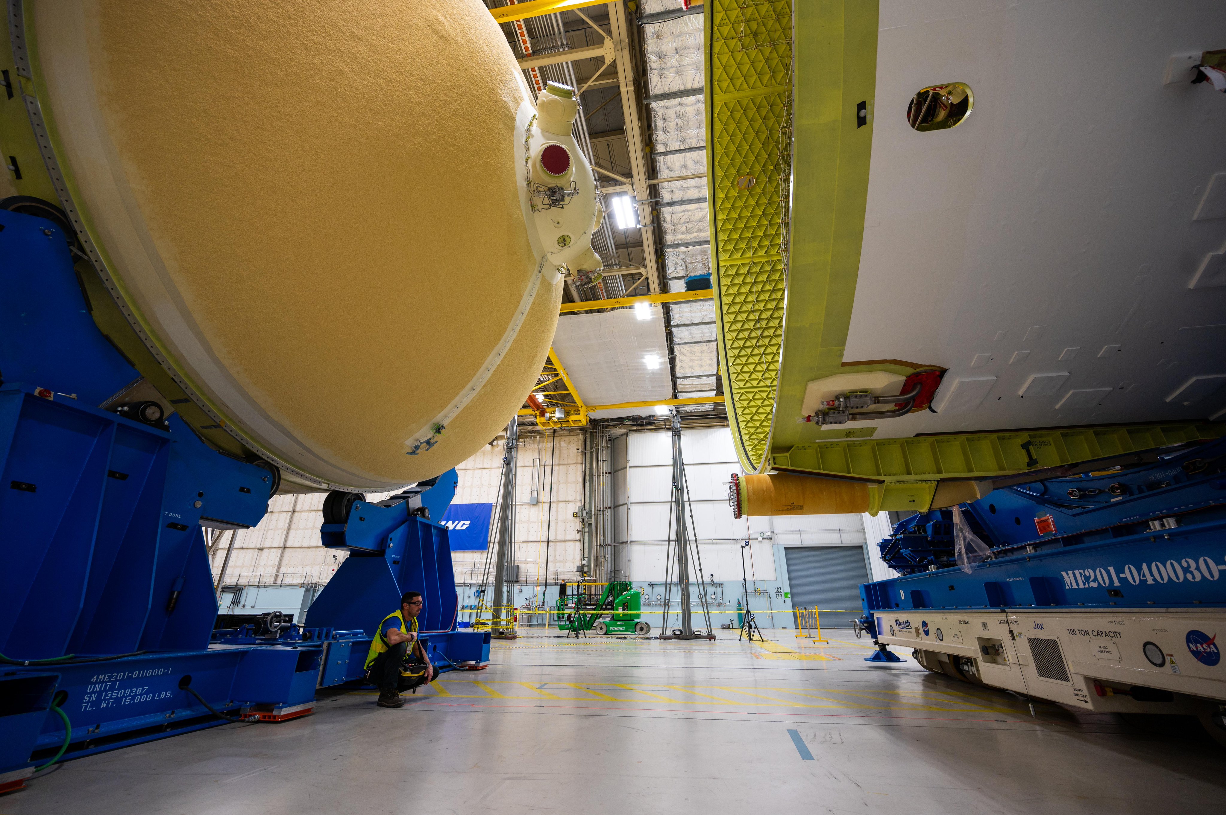 NASA Marshall on Twitter: "Engine section, meet the rest of the core stage. 🤝 Teams at # ...