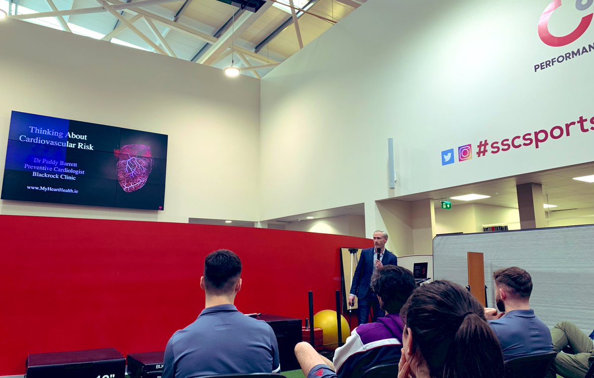 Great to have cardiologist Paddy_Barrett present to SSCSantry staff for ...