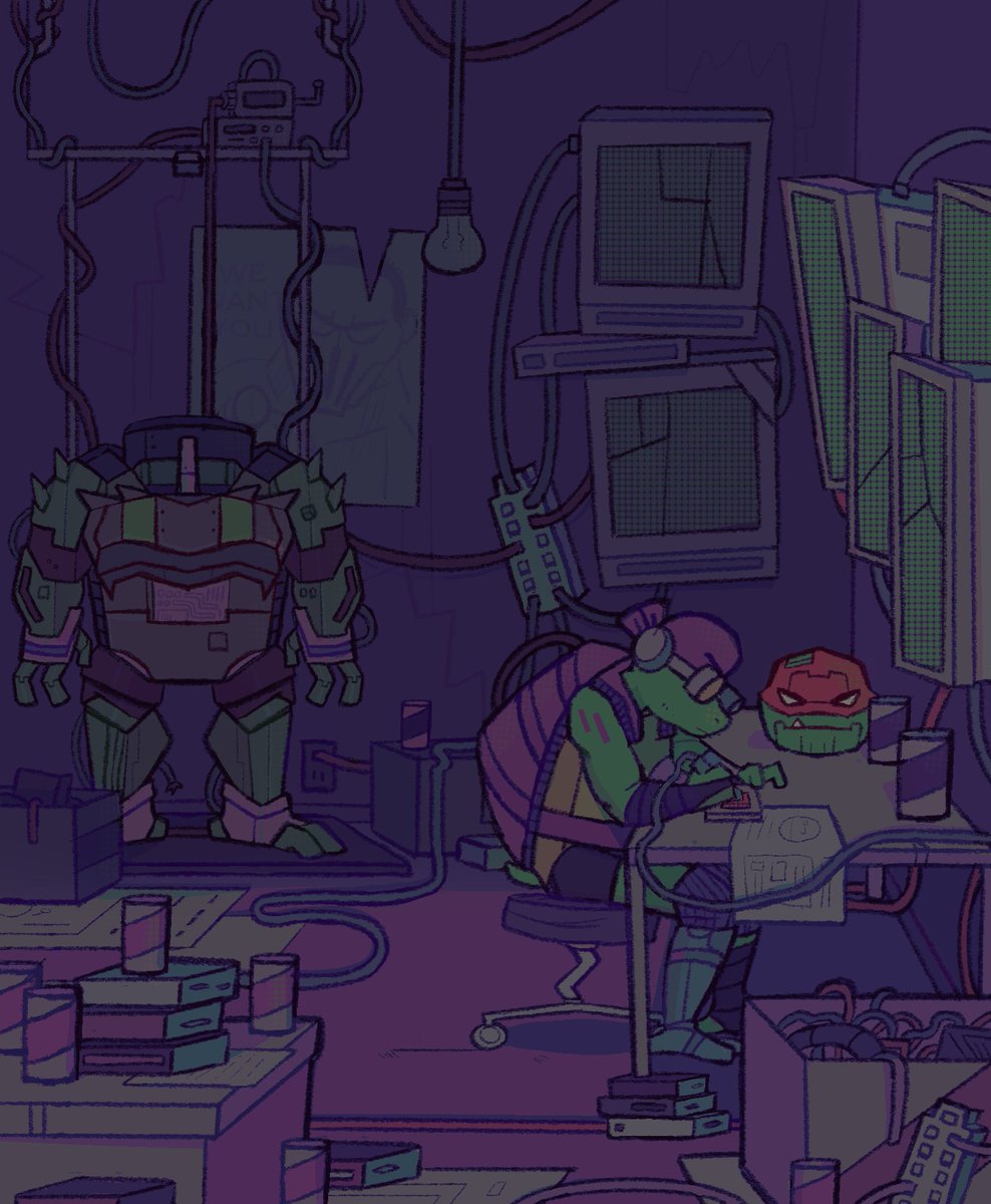 「Robot! 1/3 #rottmnt 」|Backwardのイラスト