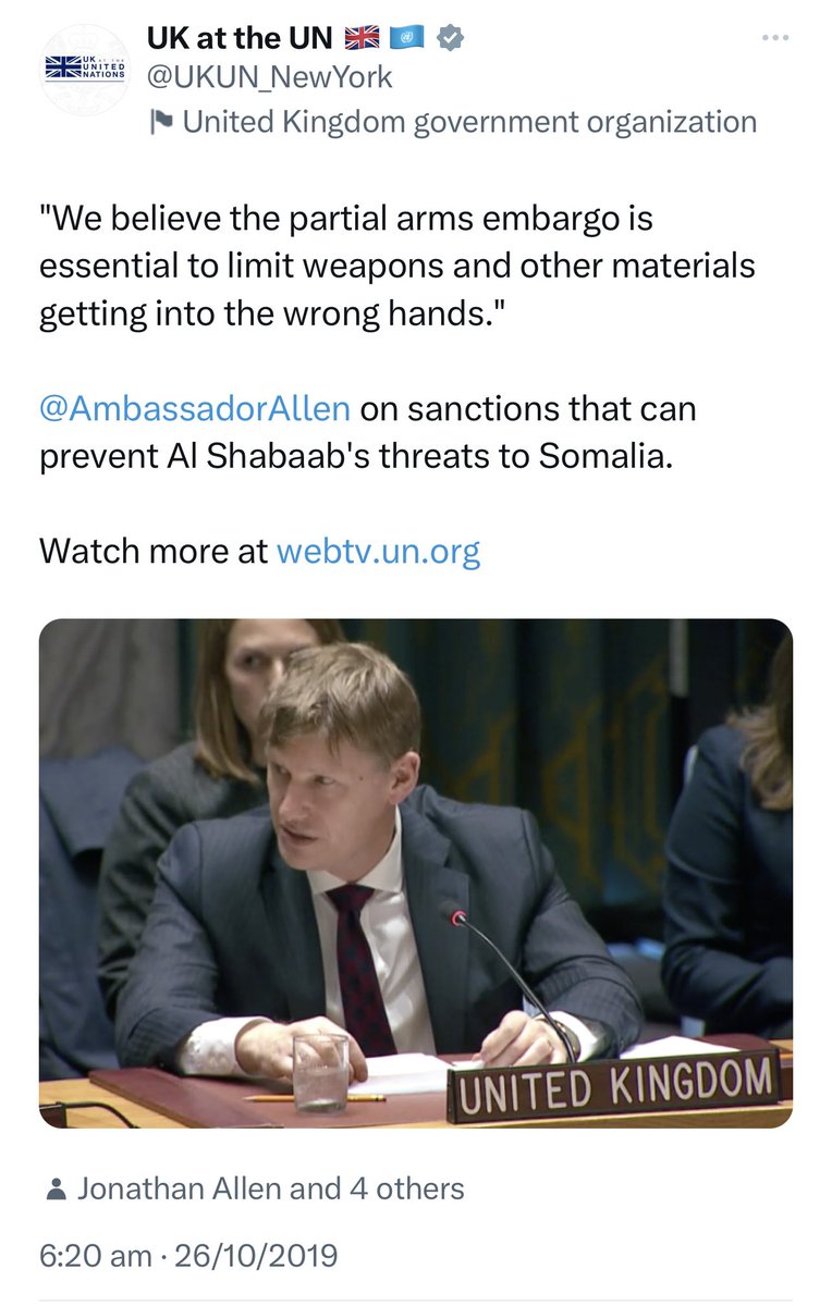 The Horn 🇸🇴 on Twitter: "RT @Somali_Lawyer: Not surprised to see @UKinSomalia sniggering at the ...