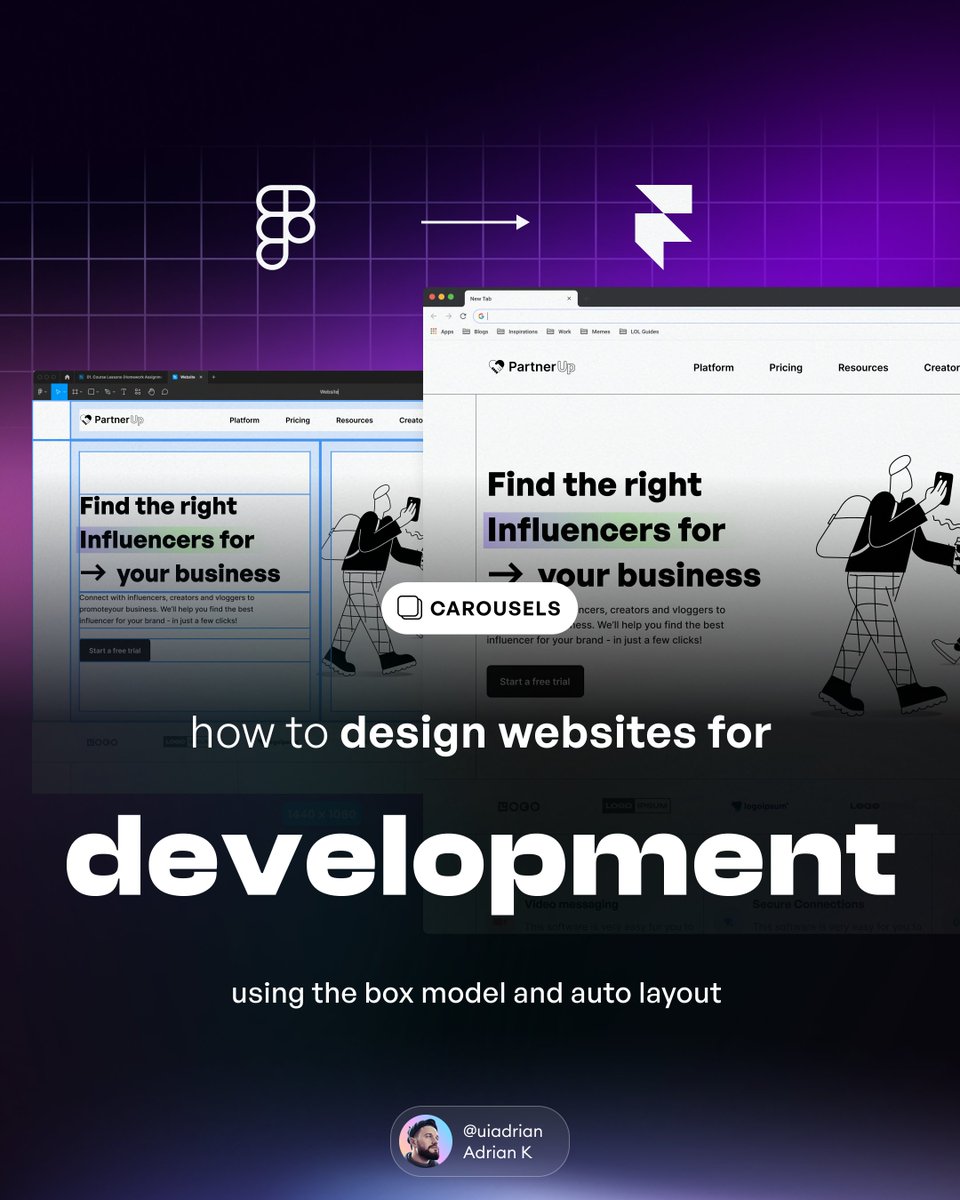Design websites with development in mind (using box model)👇 - Thread ...