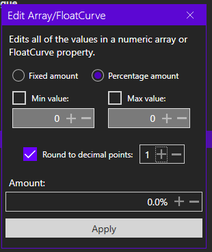 FIFA Editor Tool on Twitter: "We added a Round to decimal points feature to the FloatCurve/Array ...