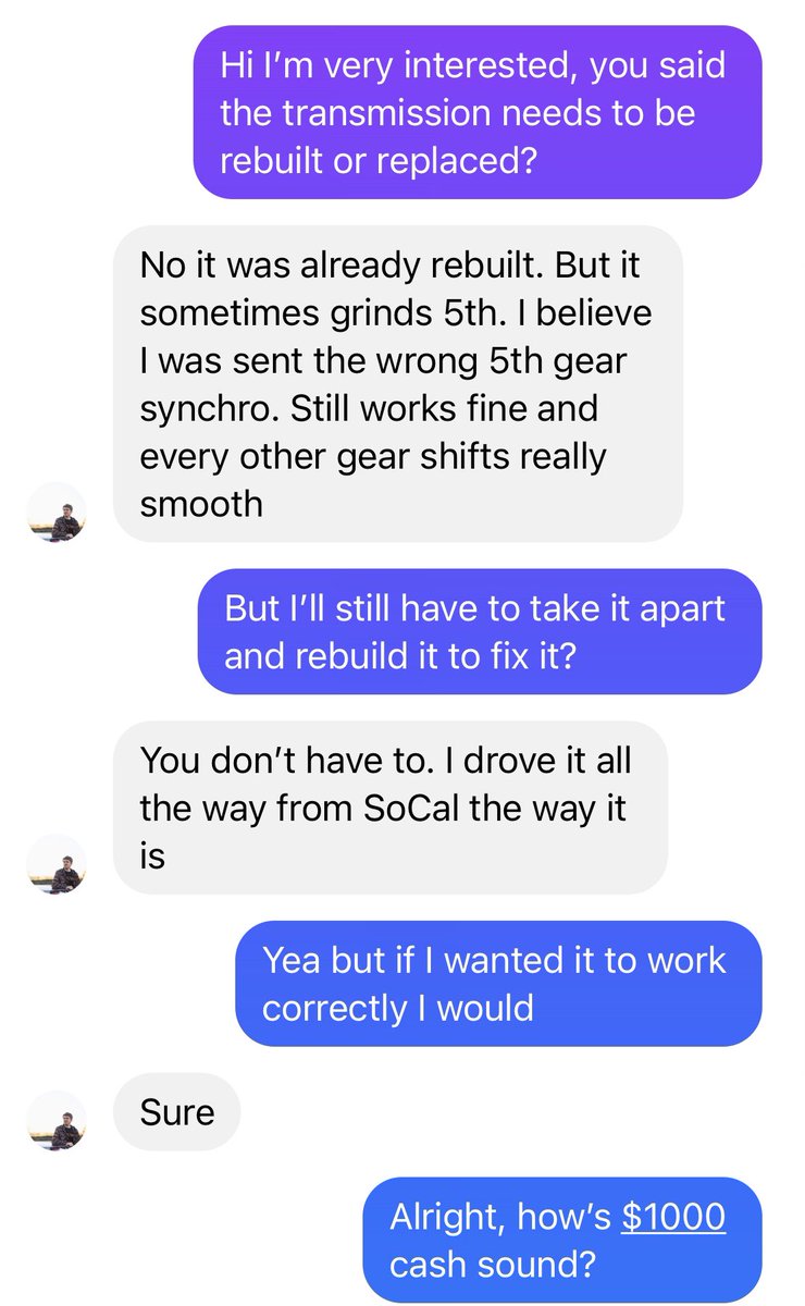 Spuds on Twitter: "Everyone has a moral obligation to lowball the fuck out of people on Facebook ...