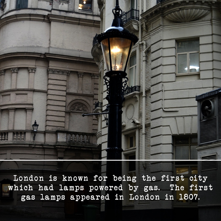 Daniel on Twitter: "London is known for being the first city which had lamps powered by gas. The ...