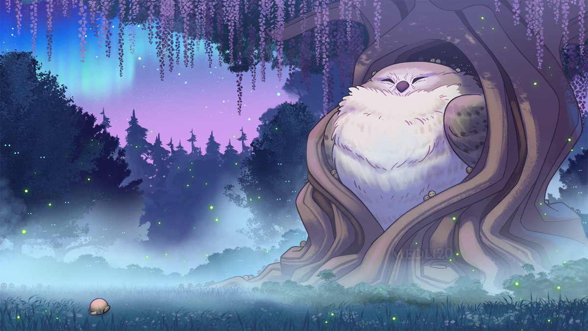 「The great guardian, Mother Owl 」|medli20のイラスト