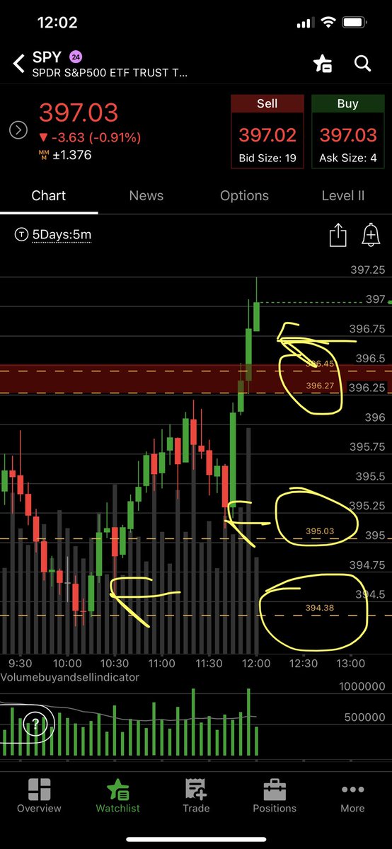Burak on Twitter: "WHAT A DAY !!!! Only one line added $SPY"