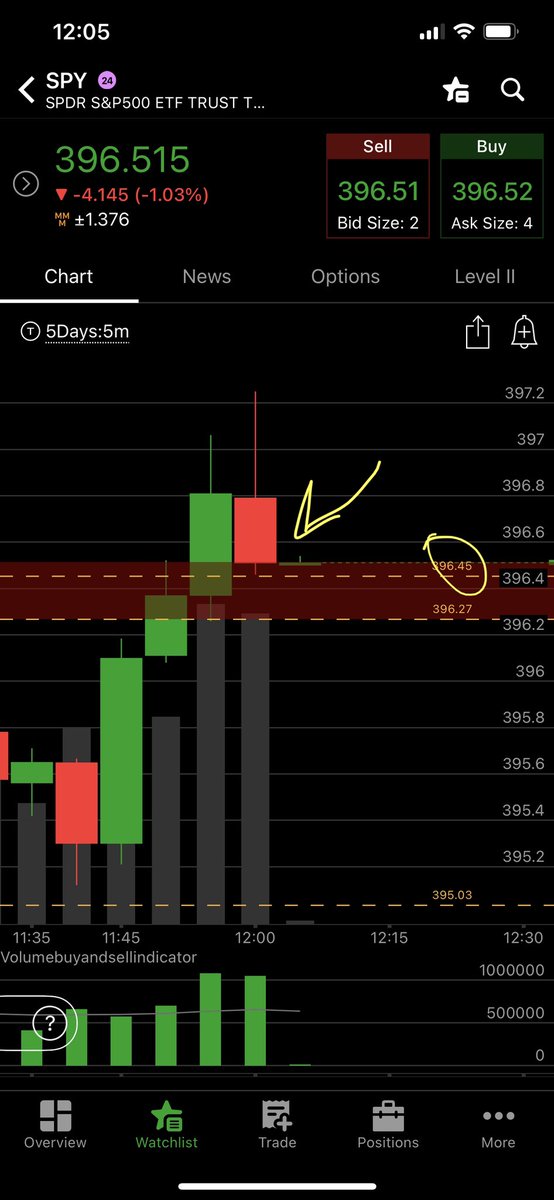 Burak on Twitter: "WHAT A DAY !!!! Only one line added $SPY"