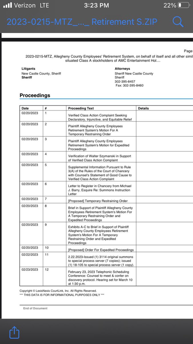 Ethan on Twitter: "Docket entries 2023-215 and 2023-216 #AMC #APE"