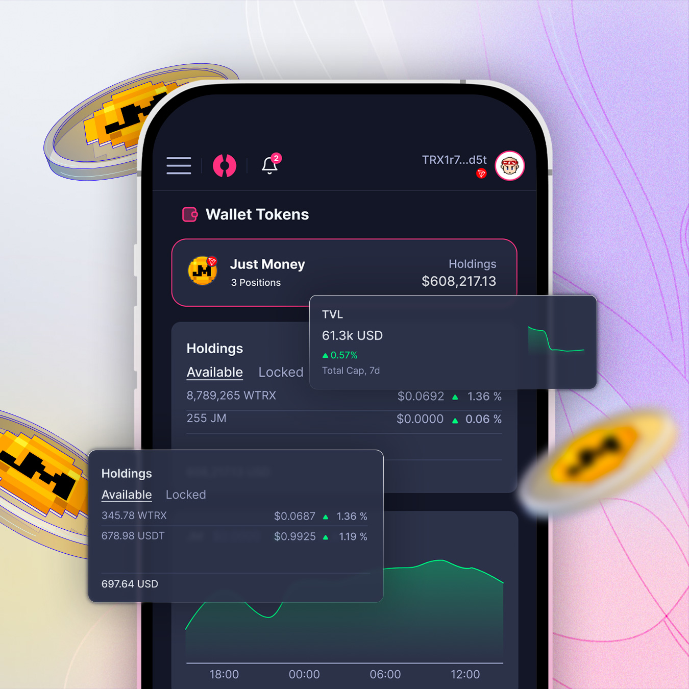 Pulsar Finance 🌕 ⚛️ on Twitter: "@JustMoneyIO on #TRON can now be tracked on https://t.co ...