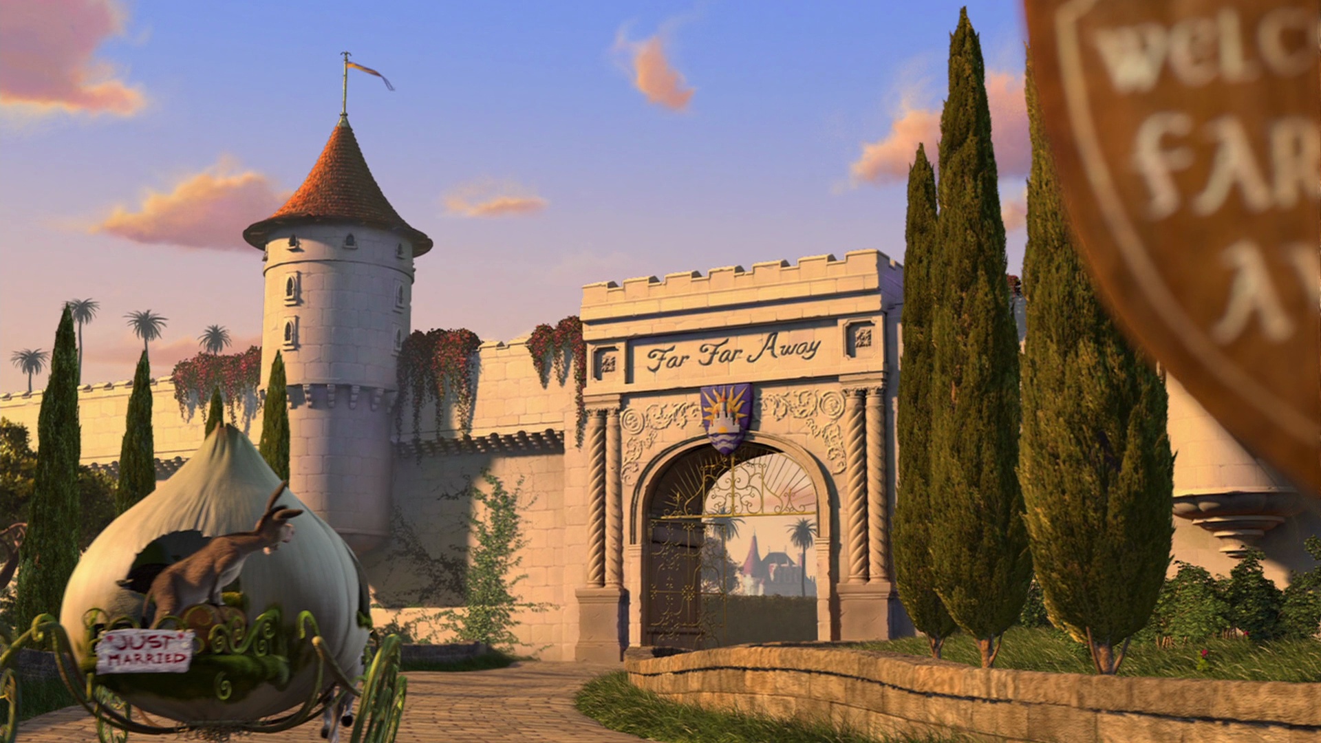 Shrek Castle Background