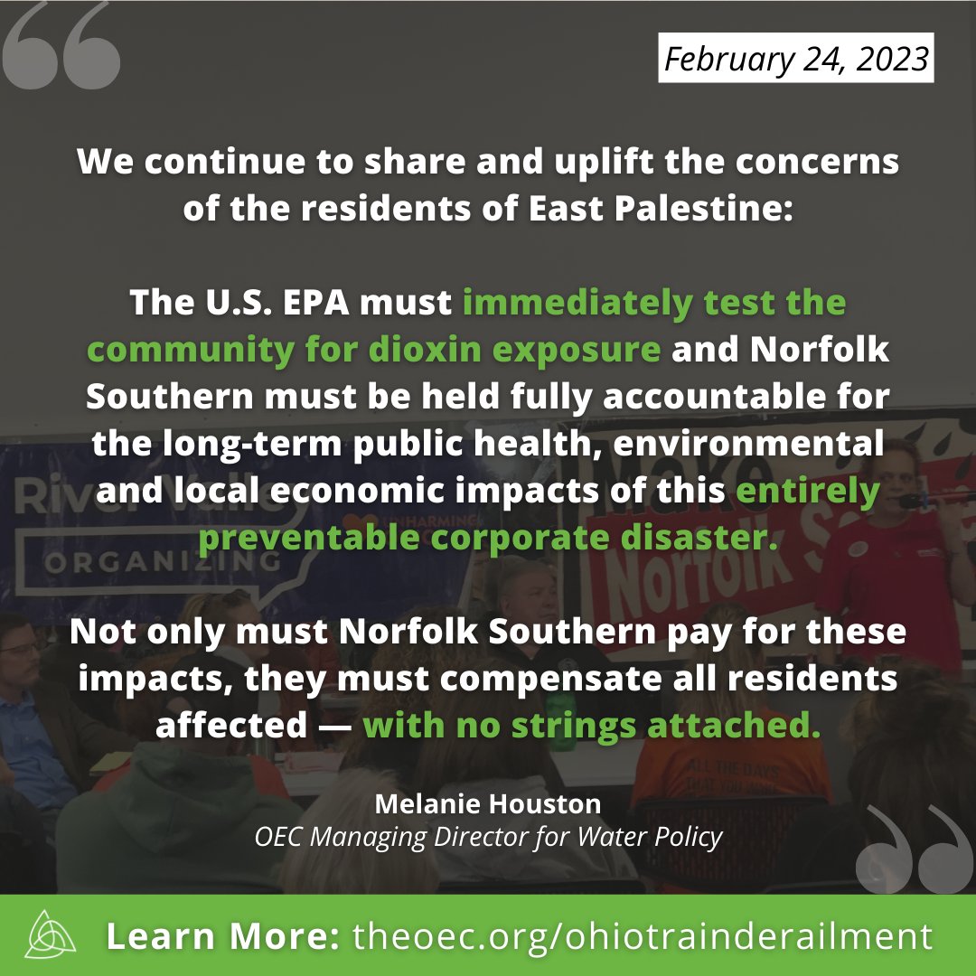 Ohio Environmental Council on Twitter: "📢 The OEC urges the U.S. @EPA to immediately begin ...