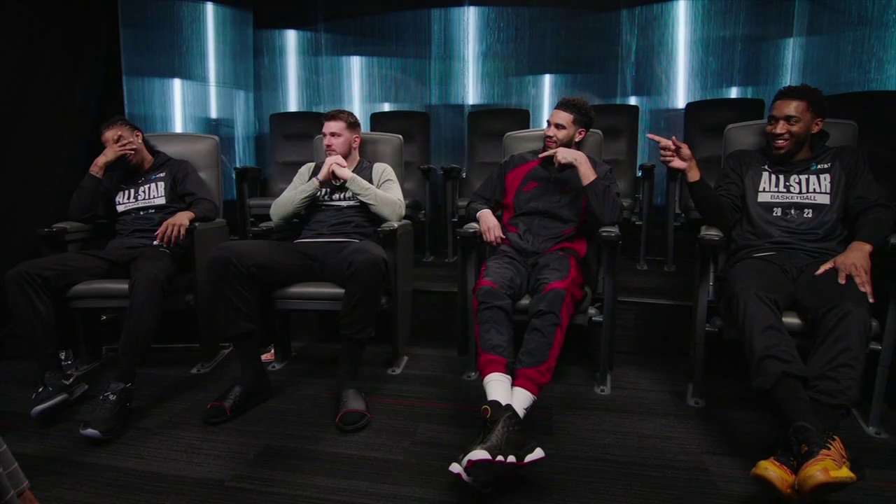 ClutchPoints on Twitter: "Malika Andrews: "Who's the best trash talker out of the 4 of you ...