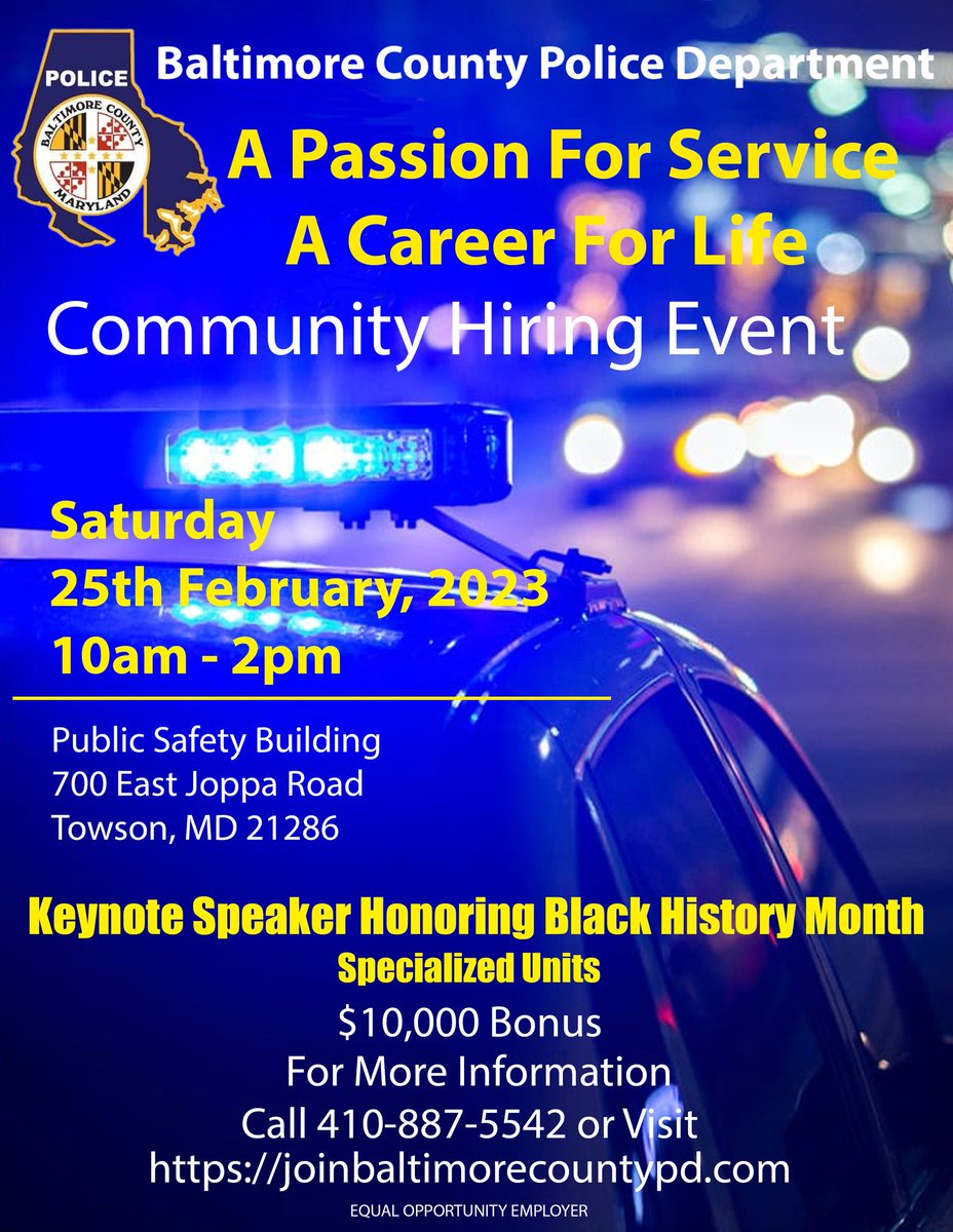 Baltimore County Police Department On Twitter Mr Stephon Benford A