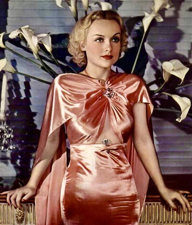Carole Lombard Color